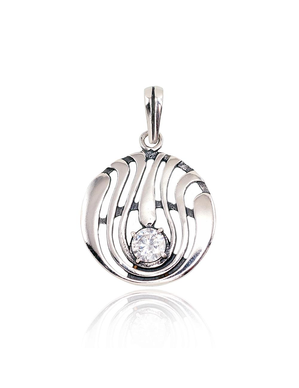 Sudraba kulons 2301528(POx-Bk)_CZ | Vitreum.lv